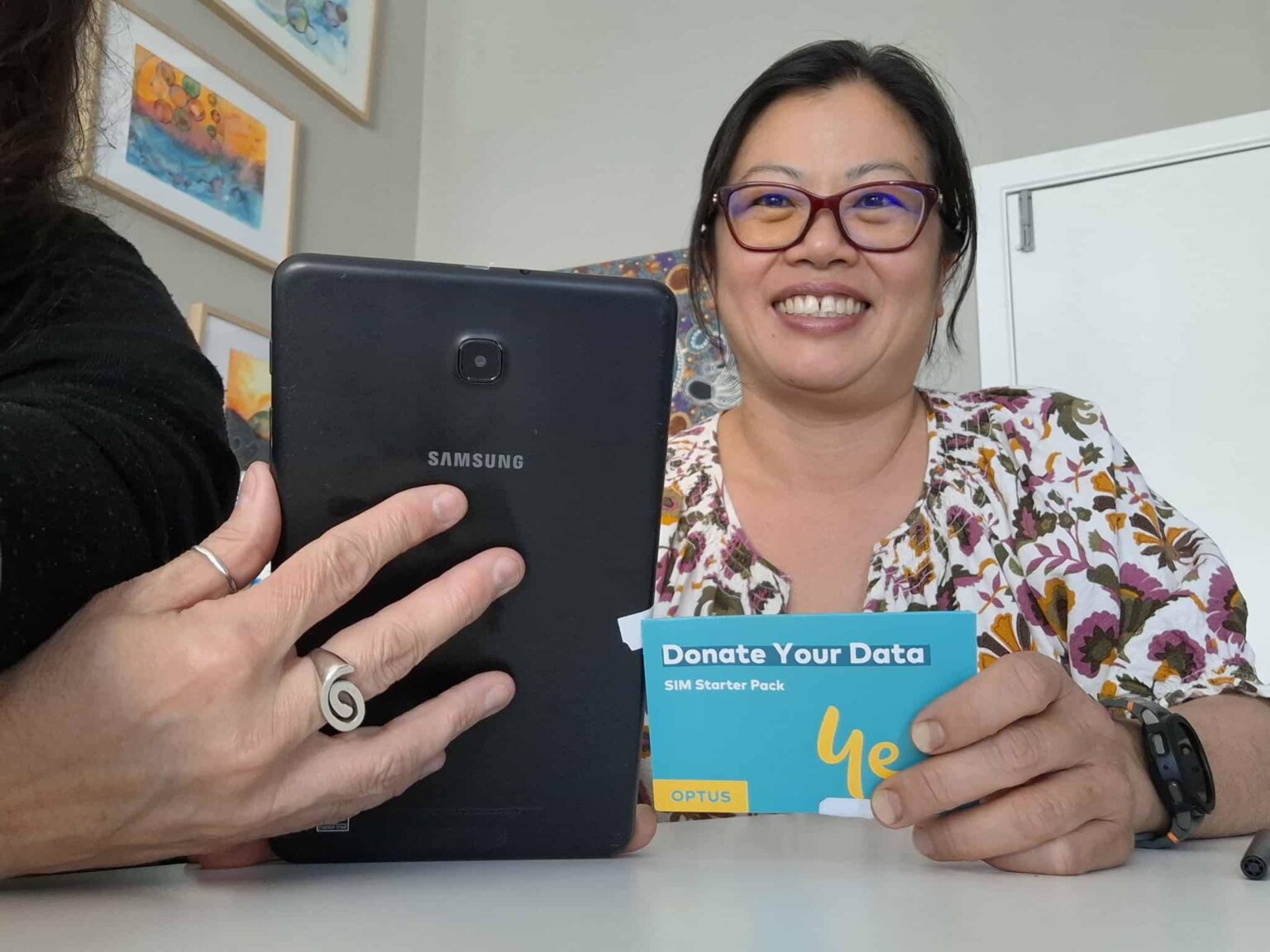 Samsung tablets & Optus Sim cards provide an essential service ...